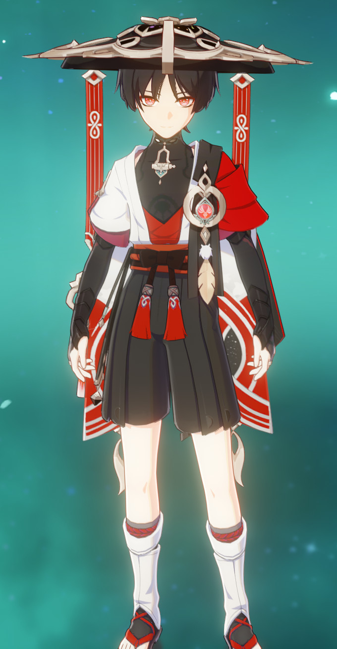 Wanderer Crimson/Black Mod for Genshin Impact | GI Mods