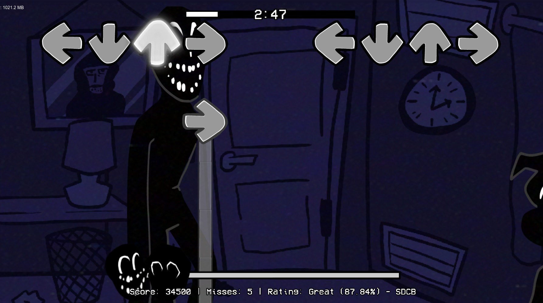 NOT ENOUGH ROOM v1.5 Mod for Friday Night Funkin' | FNF Mods