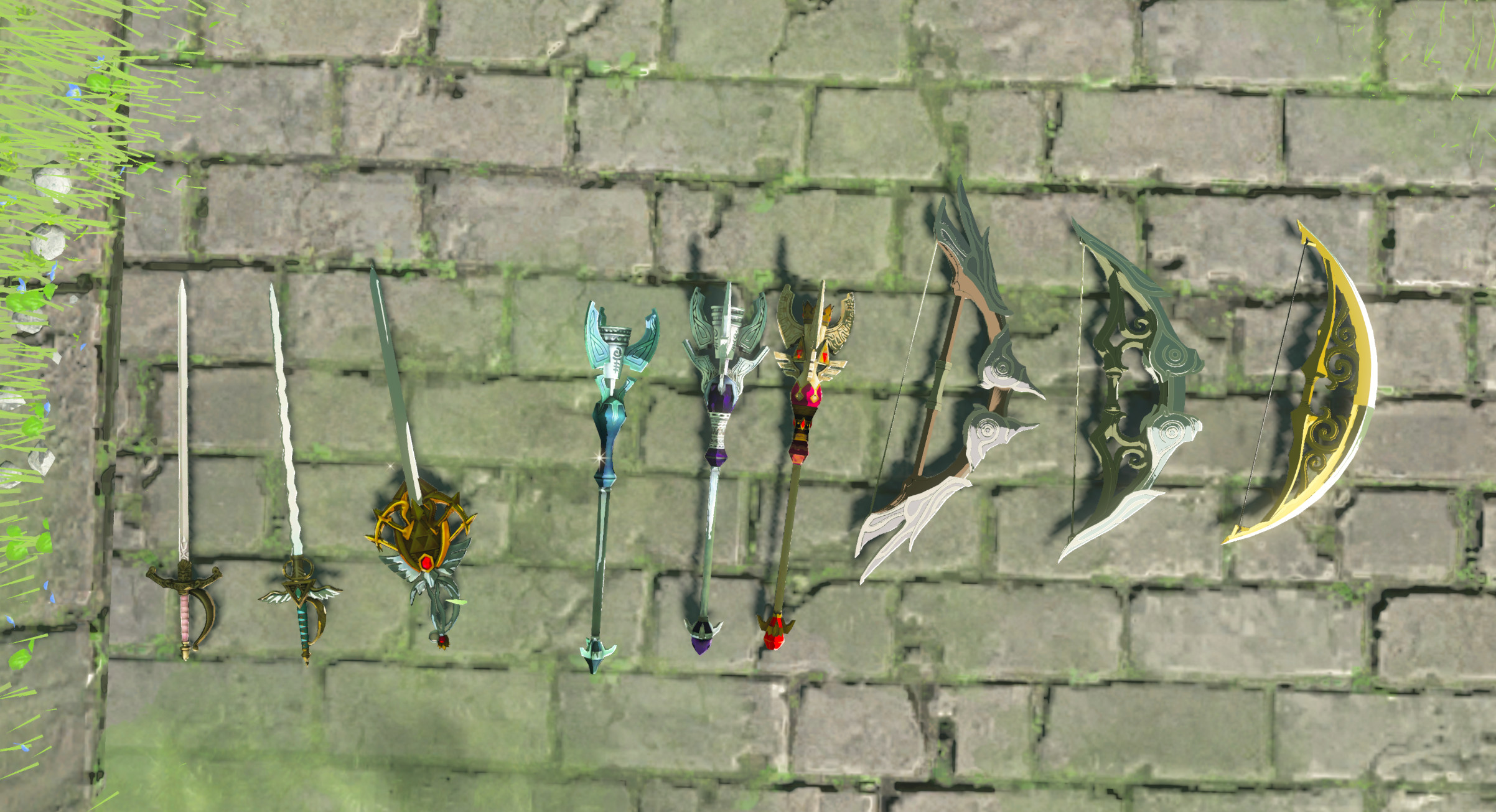 Hyrule Warriors Weapon Collection Mod for The Legend of Zelda: Breath ...
