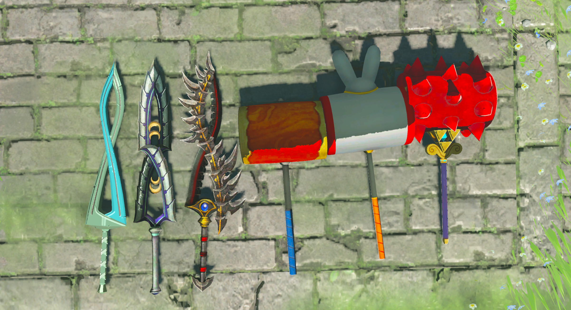 Hyrule Warriors Weapon Collection Mod for The Legend of Zelda: Breath ...