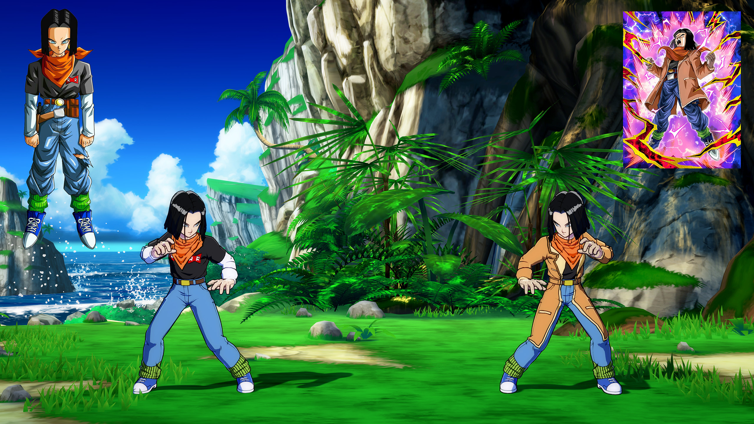 Android 17 Recolors 1.0 - BenichonSan Mod for Dragon Ball FighterZ | DB ...