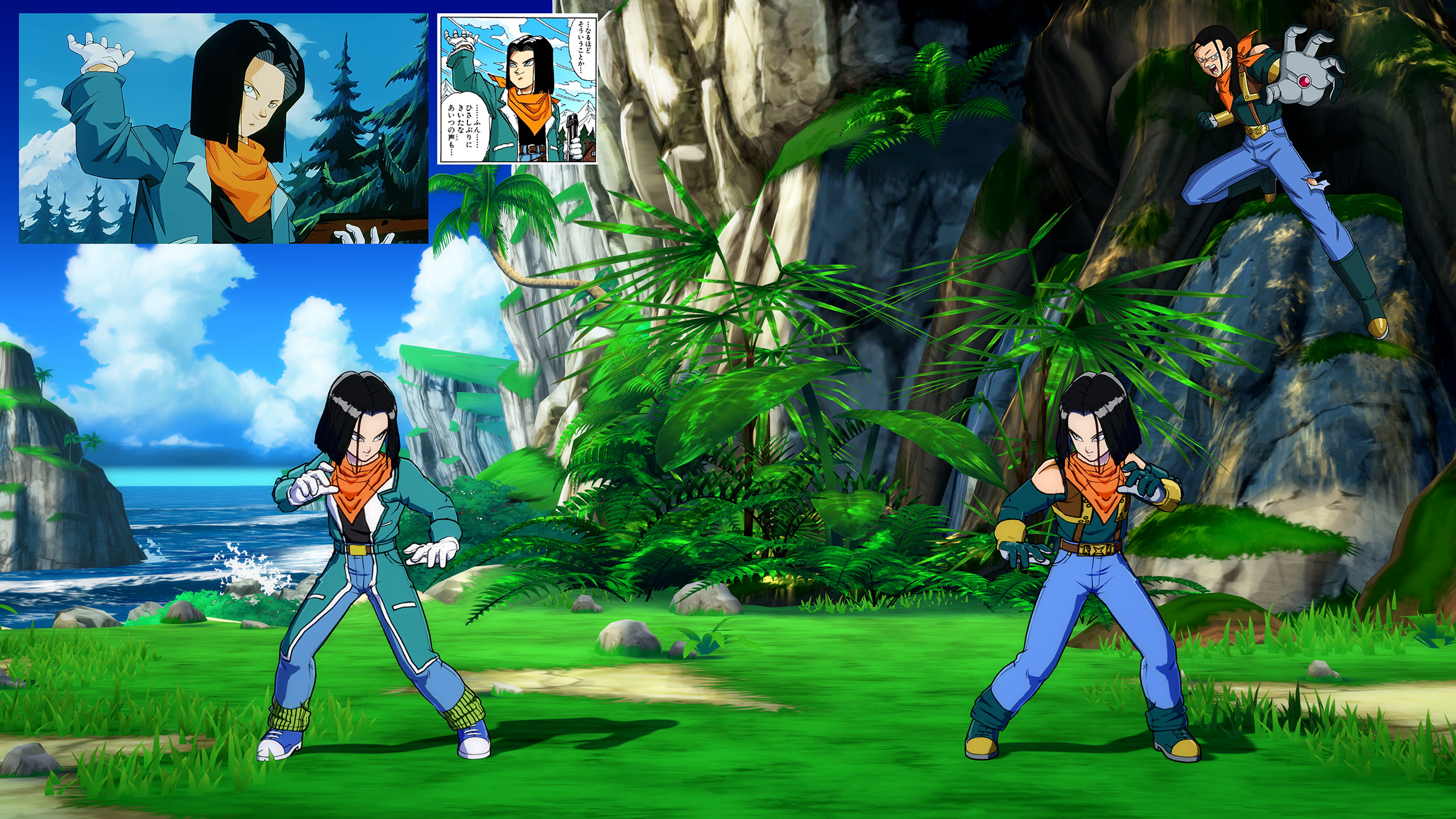 Android 17 Recolors 1.0 - BenichonSan Mod for Dragon Ball FighterZ | DB:FZ Mods