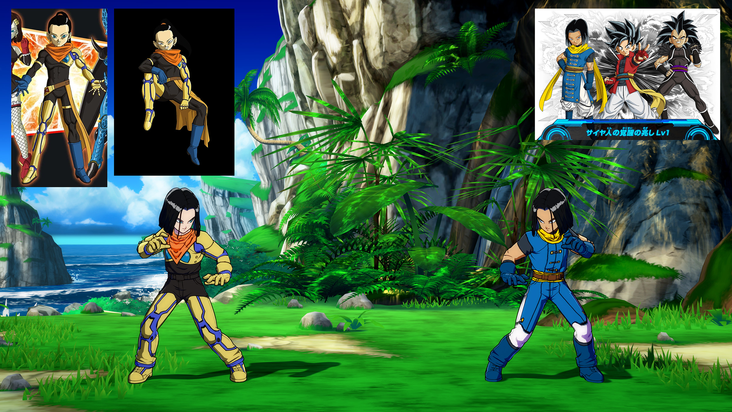 Android 17 Recolors 1.0 - BenichonSan Mod for Dragon Ball FighterZ | DB ...