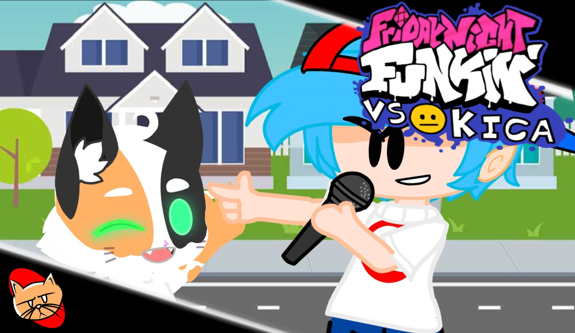 [FNF'] VS :|!Kica V2 [Friday Night Funkin'] [Mods]