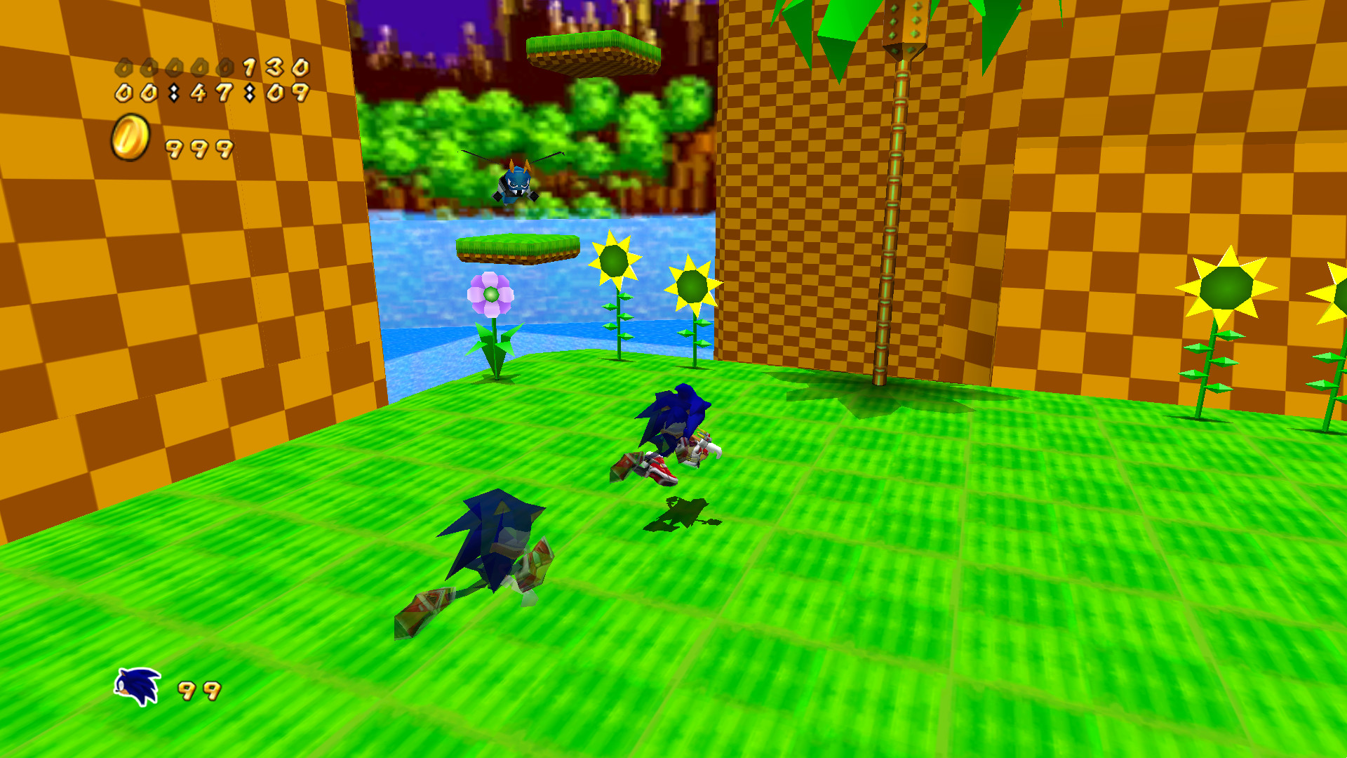 Super Mario Galaxy Wii HUD Mod for Sonic Adventure 2 | SA2 Mods
