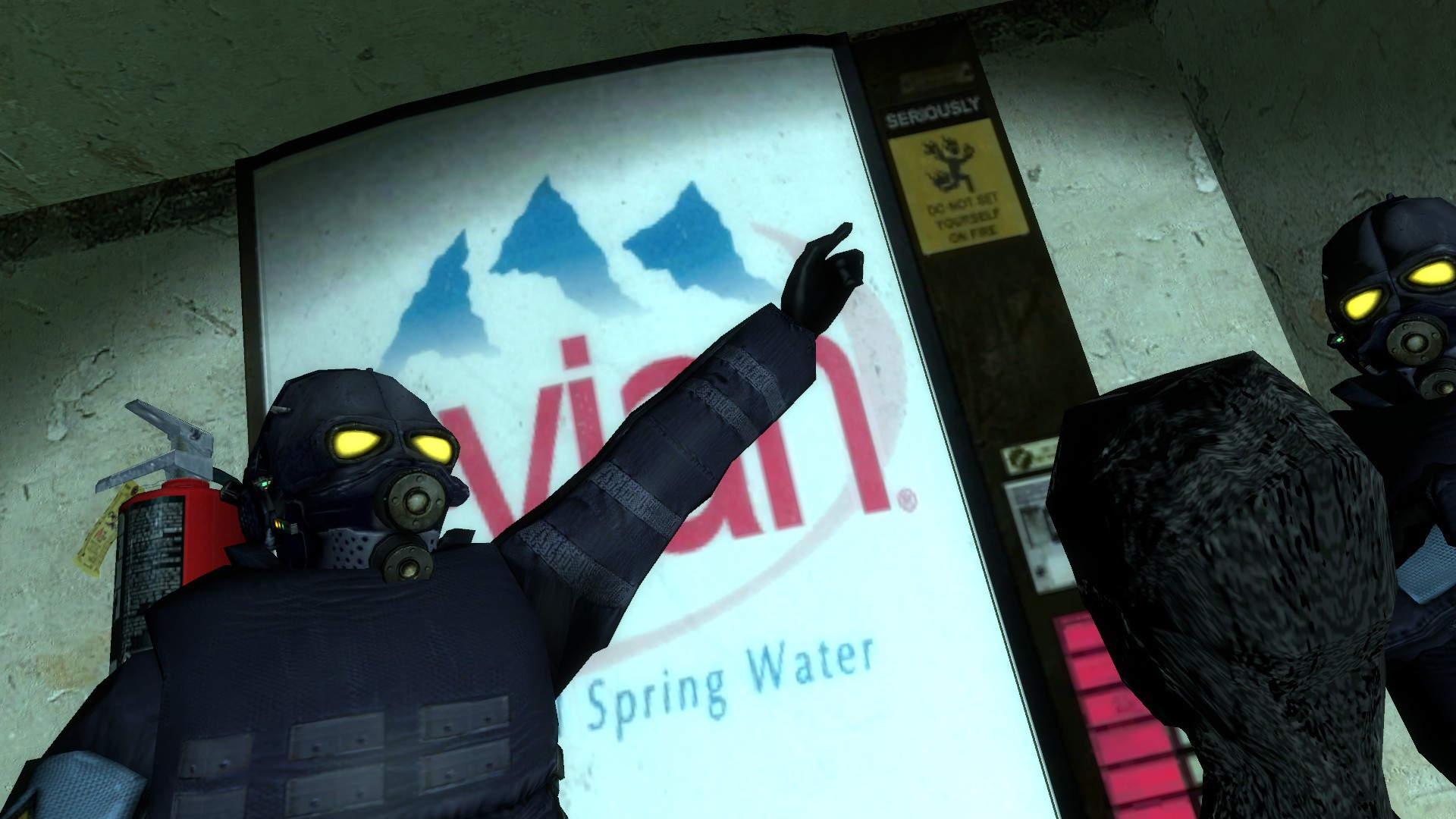 Evian vending machine retexture Mod for Half-Life 2 | HL2 Mods