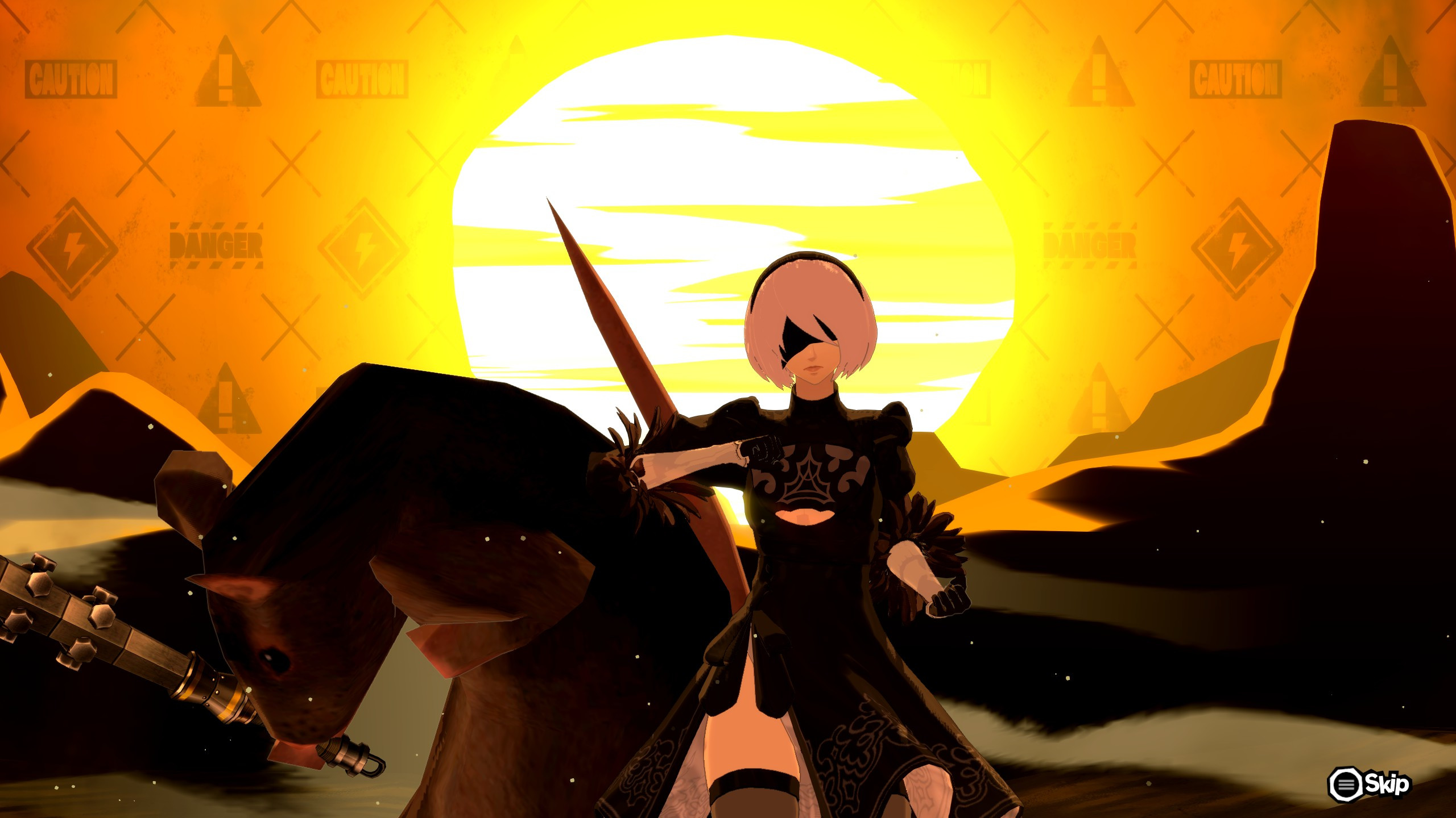 2B outfit for Makoto Mod for Persona 5 Royal (PC) | P5R (PC) Mods