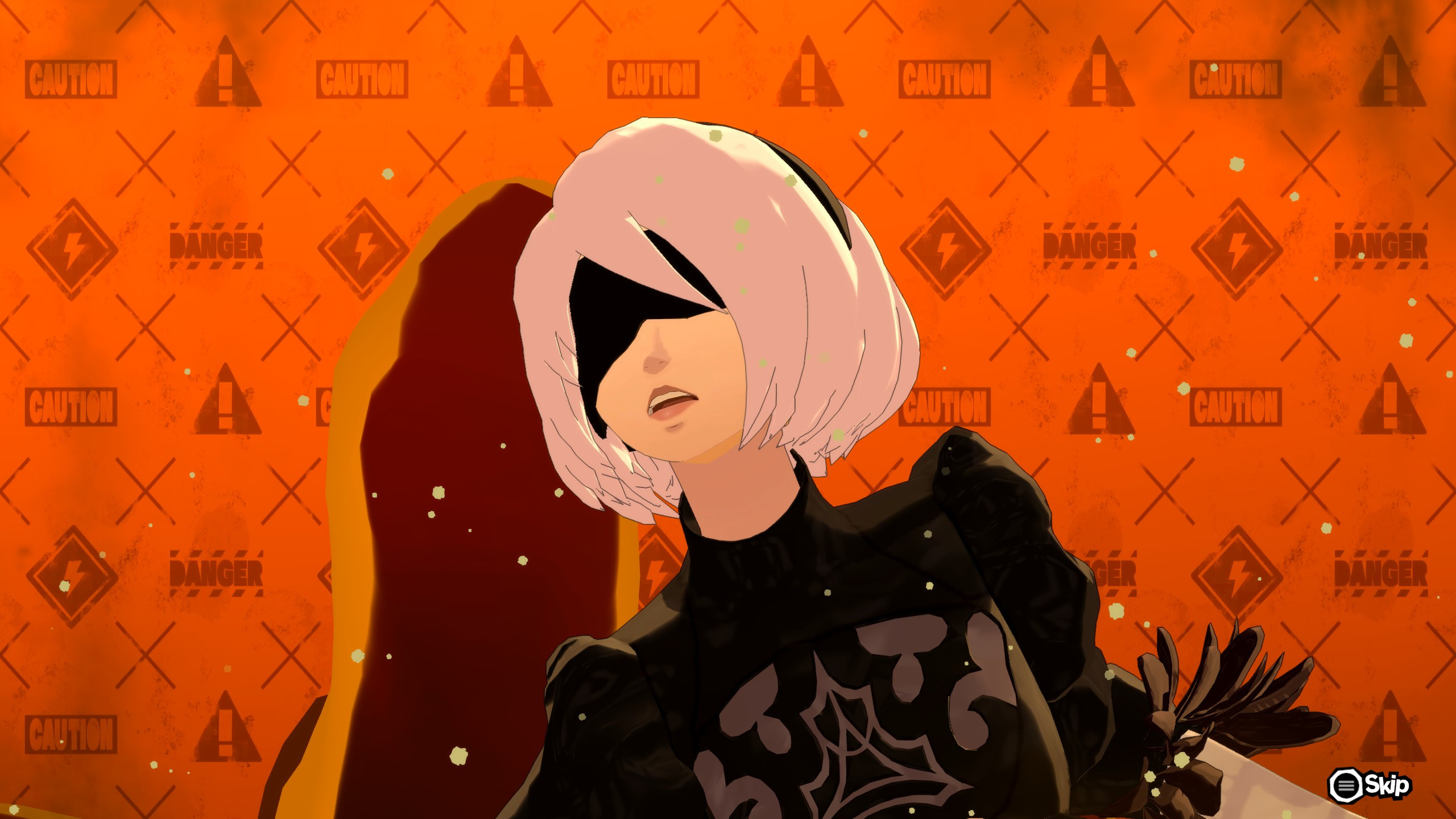 2B outfit for Makoto Mod for Persona 5 Royal (PC) | P5R (PC) Mods
