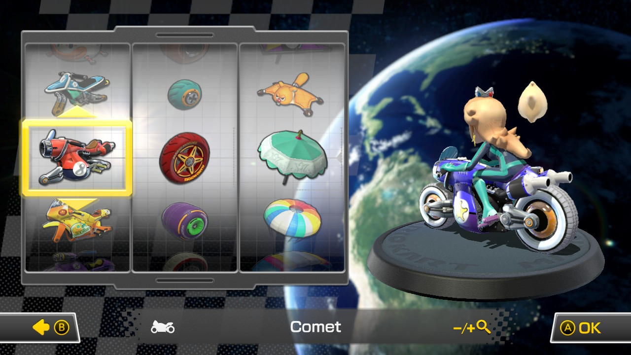 Alt Bike Suit Rosalina Mario Kart 8 Deluxe Mods