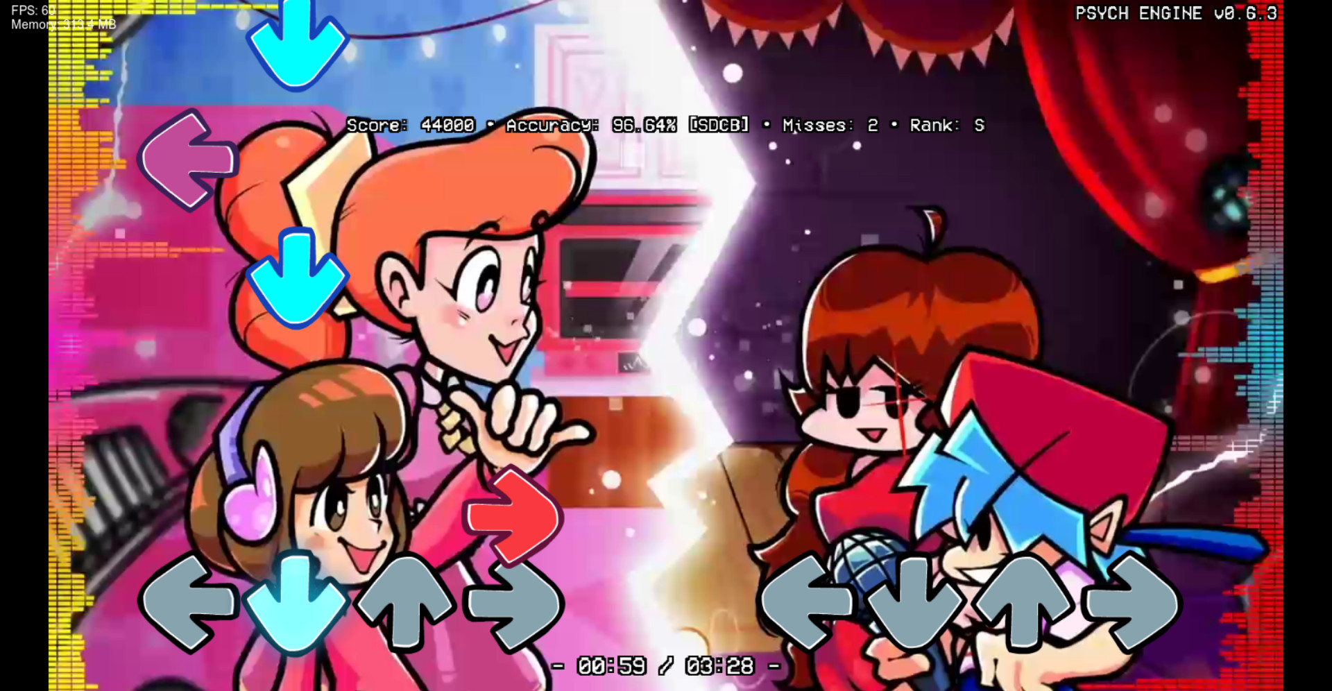 Rhythmic Clash but Charted (Mike Geno) [Friday Night Funkin'] [Mods]