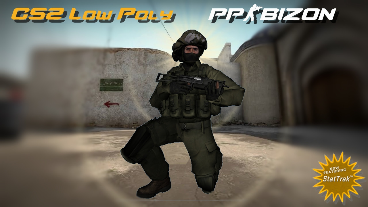 CS2 Low Polys | PP-Bizon Mod for Counter-Strike 1.6 | CS1.6 Mods
