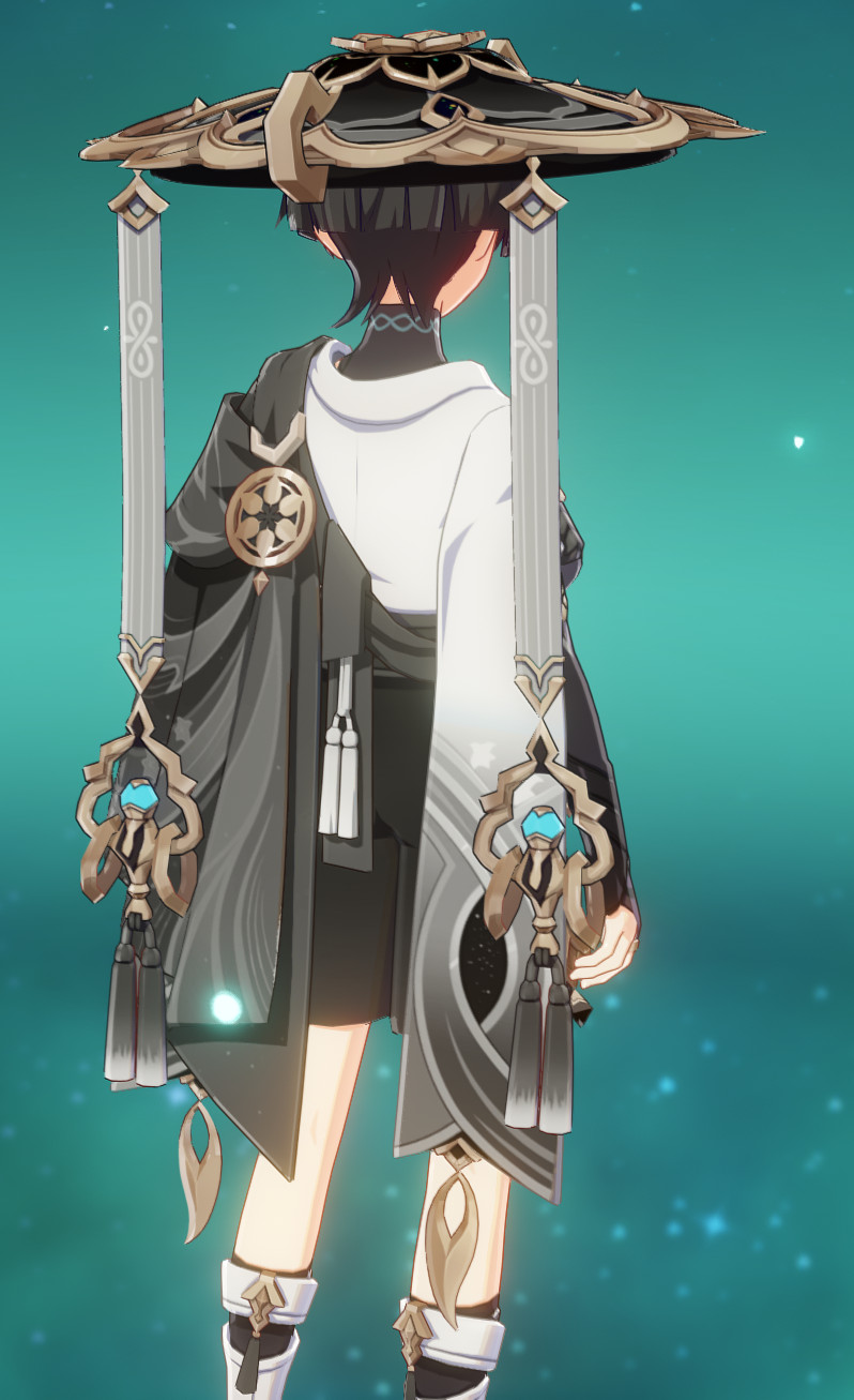 Monochrome Wanderer Mod for Genshin Impact | GI Mods