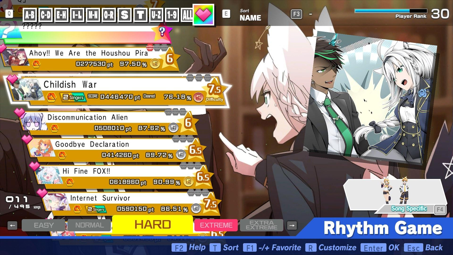 Fubuki & Friends - Hololive Chart Pack Mod for Hatsune Miku: Project ...