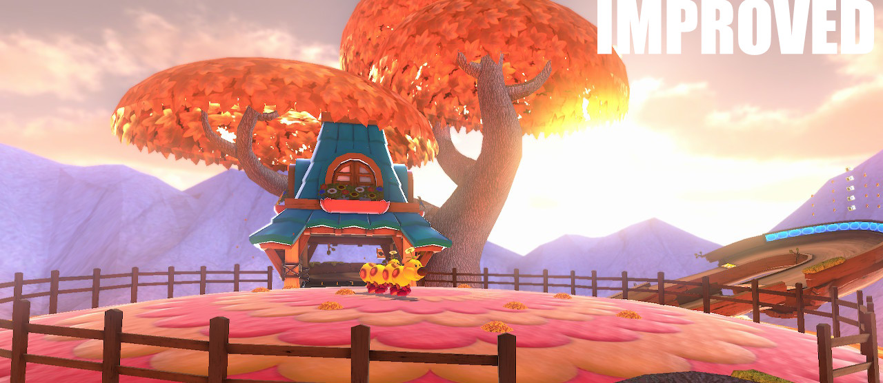 Wii Maple Treeway (Improved) Mod for Mario Kart 8 Deluxe | MK8D Mods