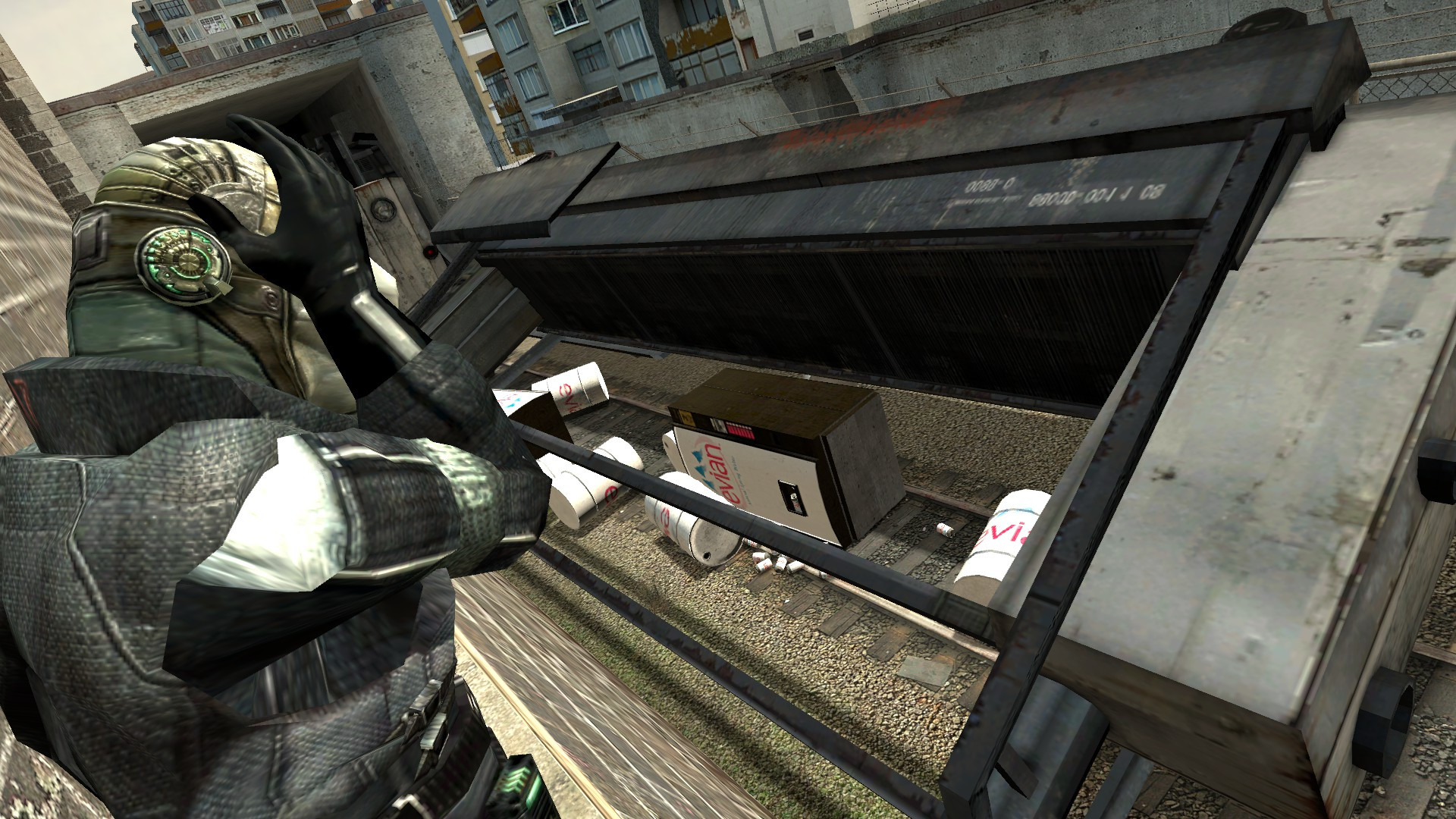 Evian oil drums retexture [Half-Life 2] [Mods]