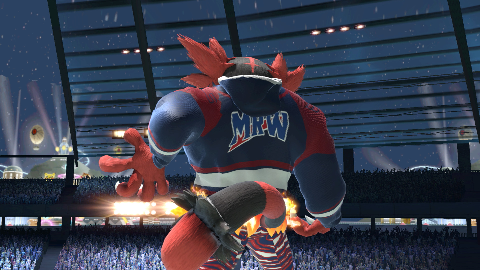Bills Jacket Incineroar Mod for Super Smash Bros. Ultimate | SSBU Mods