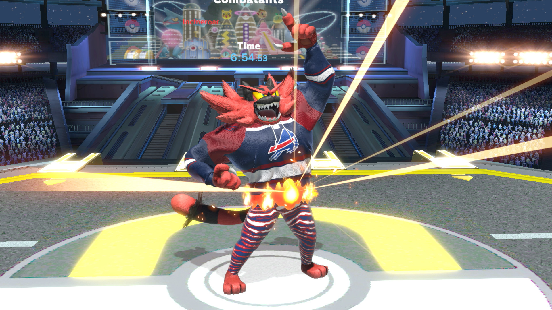 Bills Jacket Incineroar Mod for Super Smash Bros. Ultimate | SSBU Mods