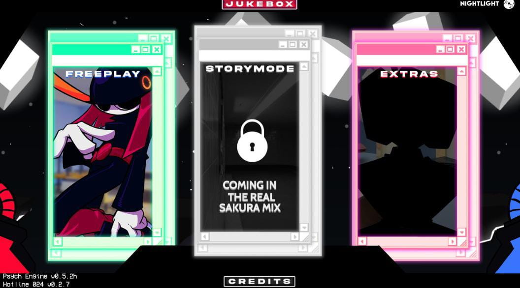 HOTLINE 024: THE SAKURA MIX (FANMADE) Mod for Friday Night Funkin ...