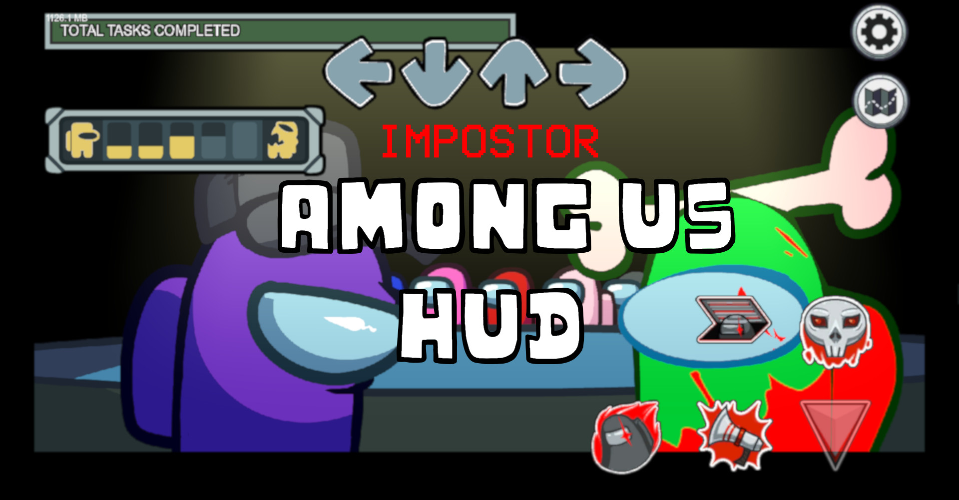 Among Us Hud Mod for Friday Night Funkin' | FNF Mods