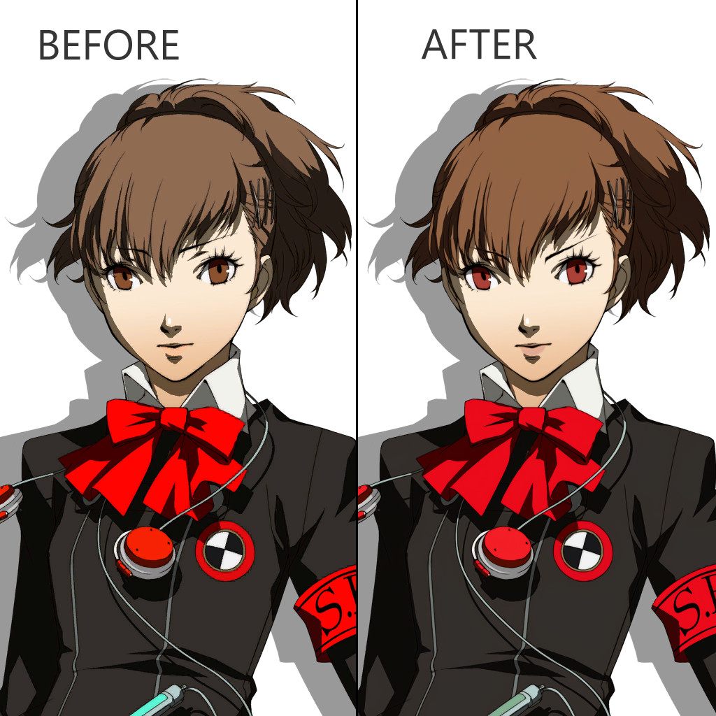 FeMC AOA Portrait Tweak Mod for Persona 3 Portable (PC) | P3P PC Mods