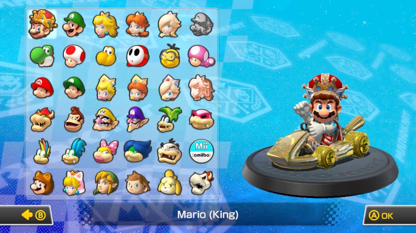 Mario (King) w/ Tour animations [Mario Kart 8] [Mods]
