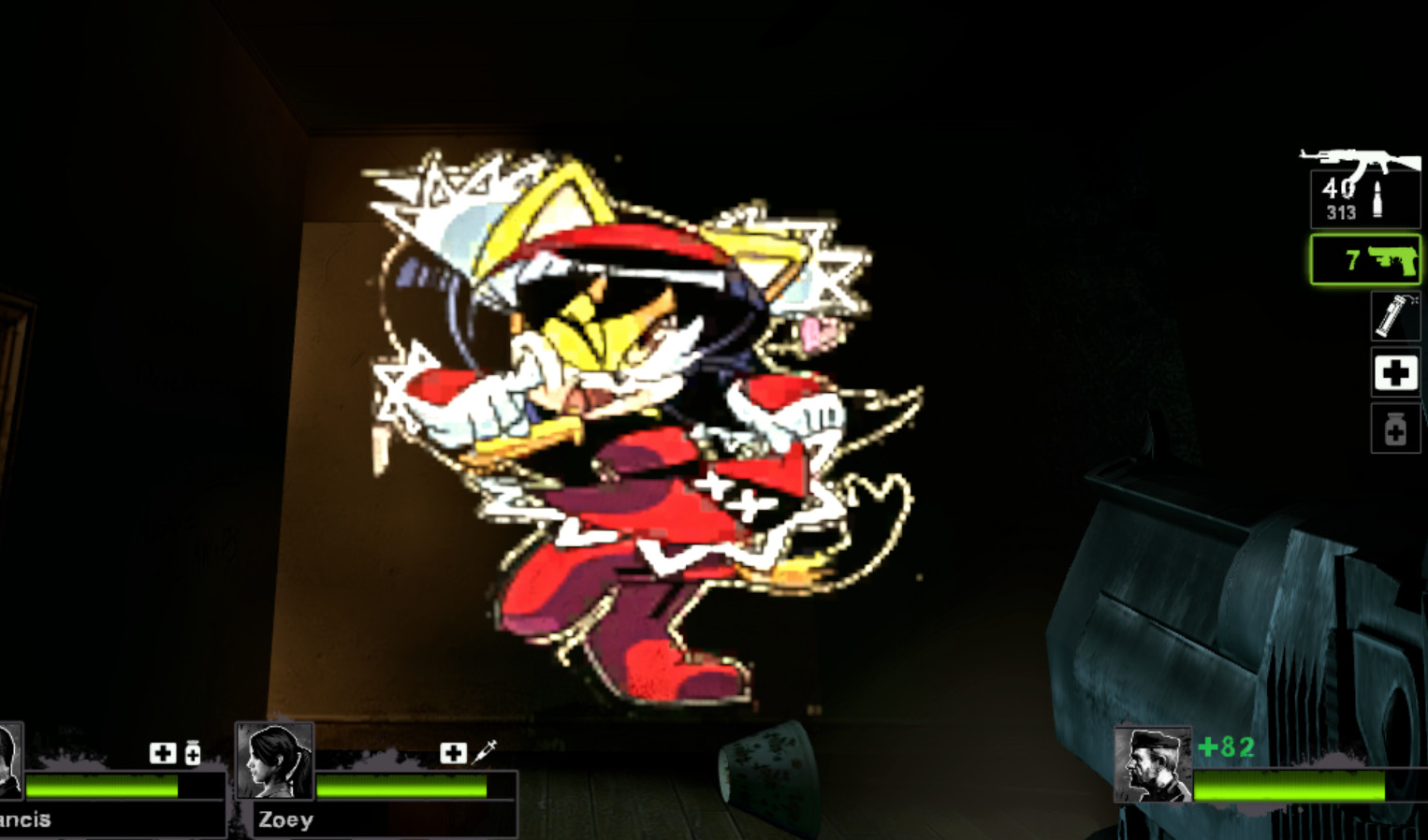 Sonic Archie - Honey the Cat Flashlight Mod for Left 4 Dead 2 | L4D2 Mods