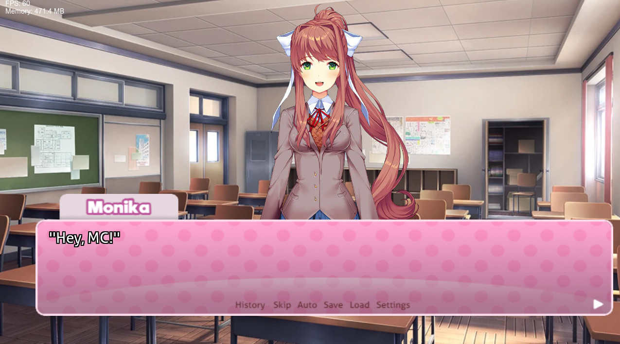 DDLC in Psych Engine Mod for Friday Night Funkin' | FNF Mods