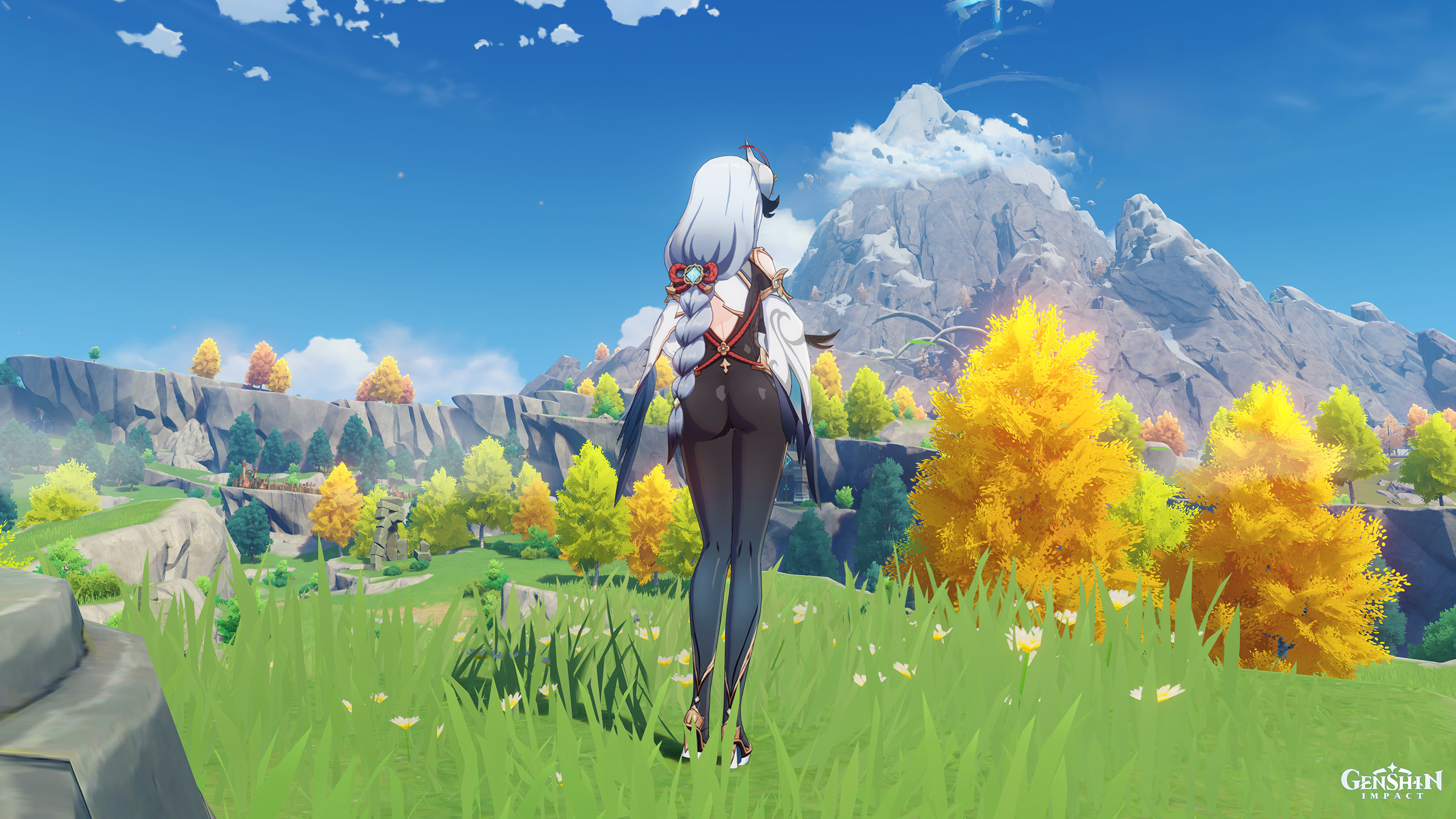 Shenhe No Chest Cloth wBelly Button Lewdlad Collab Mod for Genshin ...