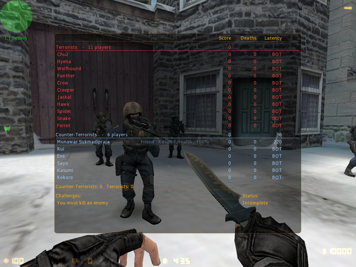 Custom Tour of Duty's BOT Nickname from BanG Dream [Counter-Strike ...