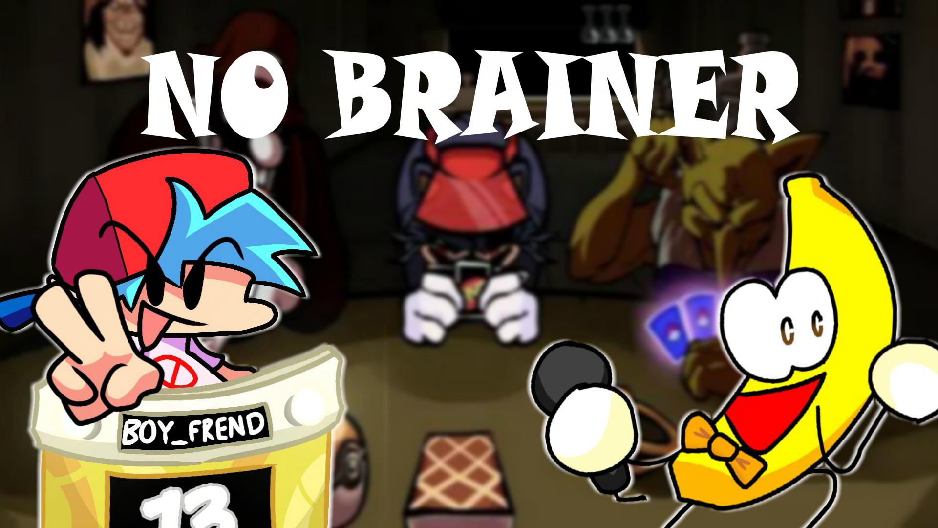 No Brainer but Pasta Night Gang sing it! [Friday Night Funkin'] [Mods]