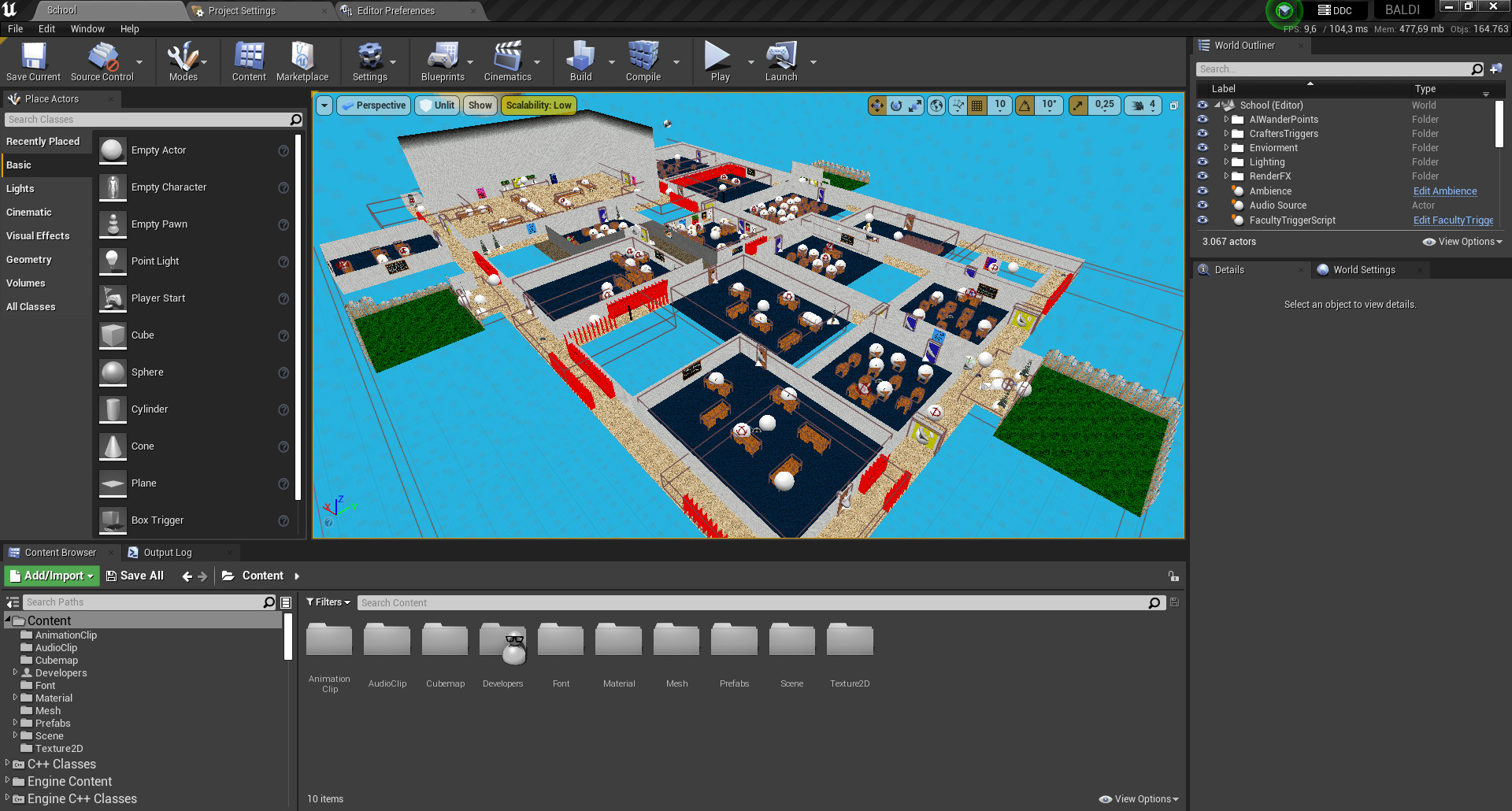 BBIEAL Unreal Engine Ports [Baldi's Basics] [Mods]