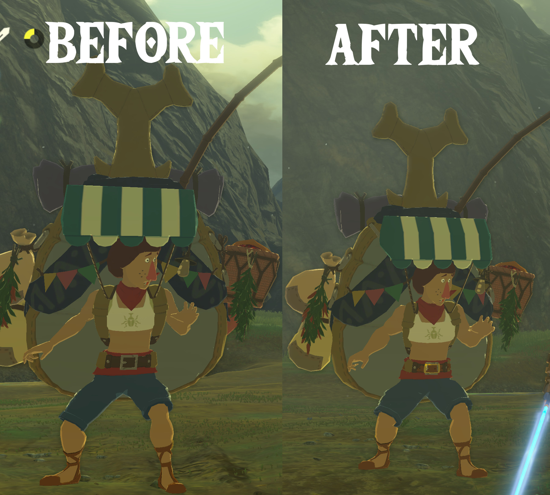Beedle Bodybuilder Mod for The Legend of Zelda: Breath of the Wild ...