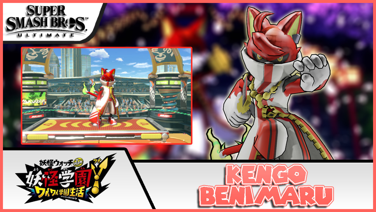 Kengo Benimaru V2 (Yo-Kai Watch/Yo-Kai Gakuen Y)) Mod for Super Smash ...