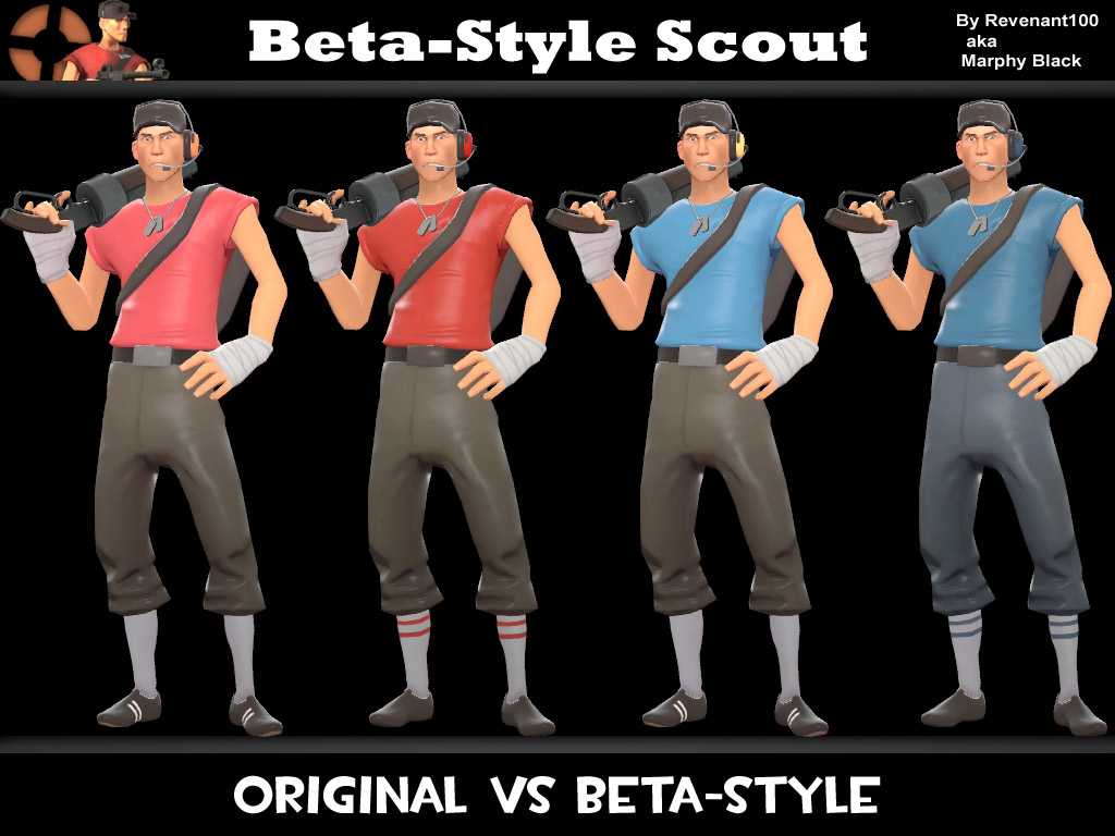 Beta-Style Scout Mod for Team Fortress 2 | TF2 Mods