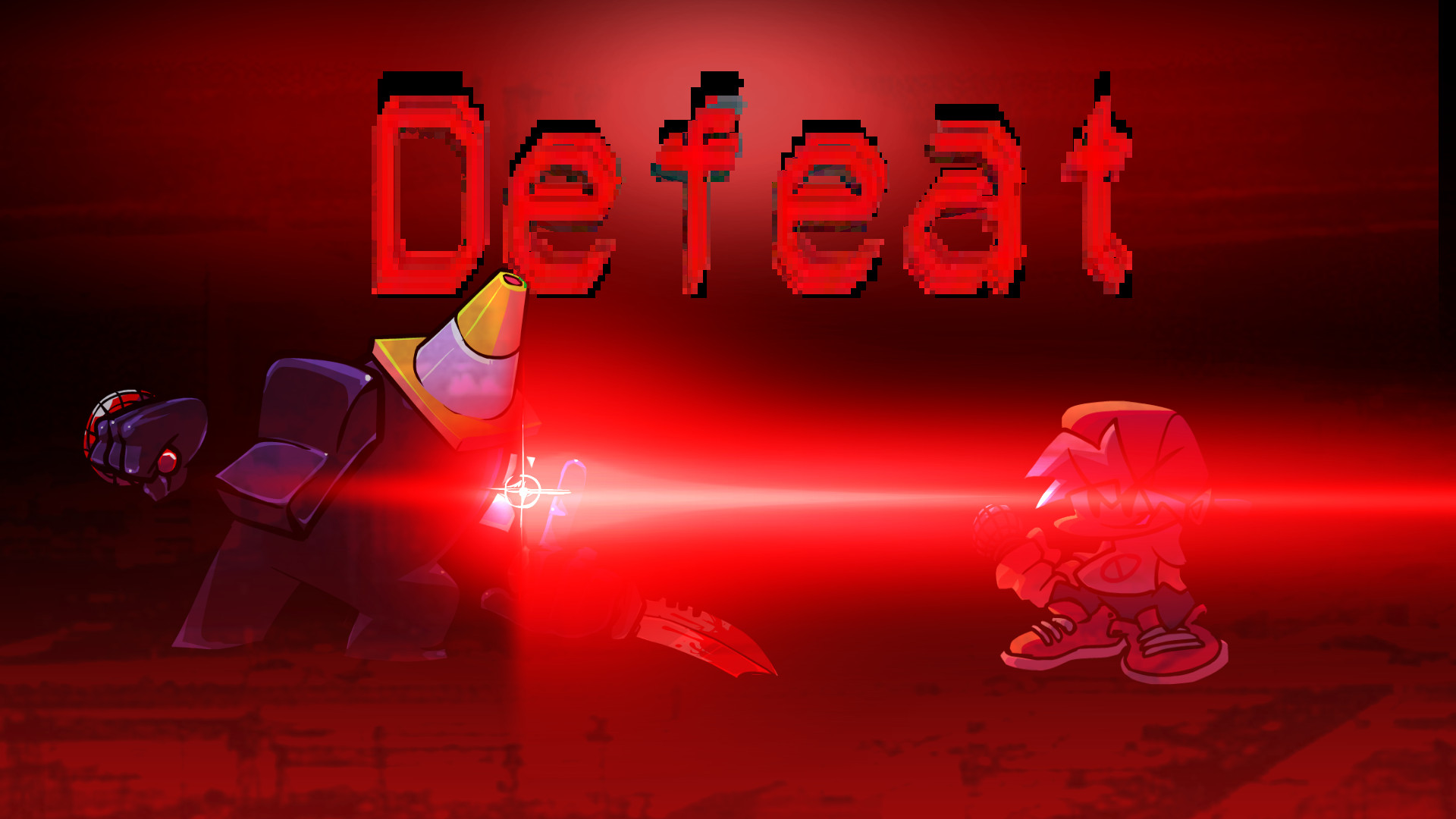 Defeat BLACKOUT Mod for Friday Night Funkin' | FNF Mods