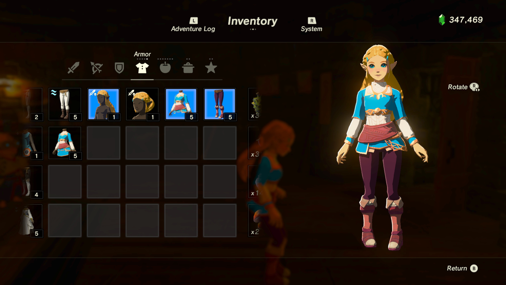 Zelda Travel Dress for Linkle 3.0 Mod for The Legend of Zelda: Breath ...