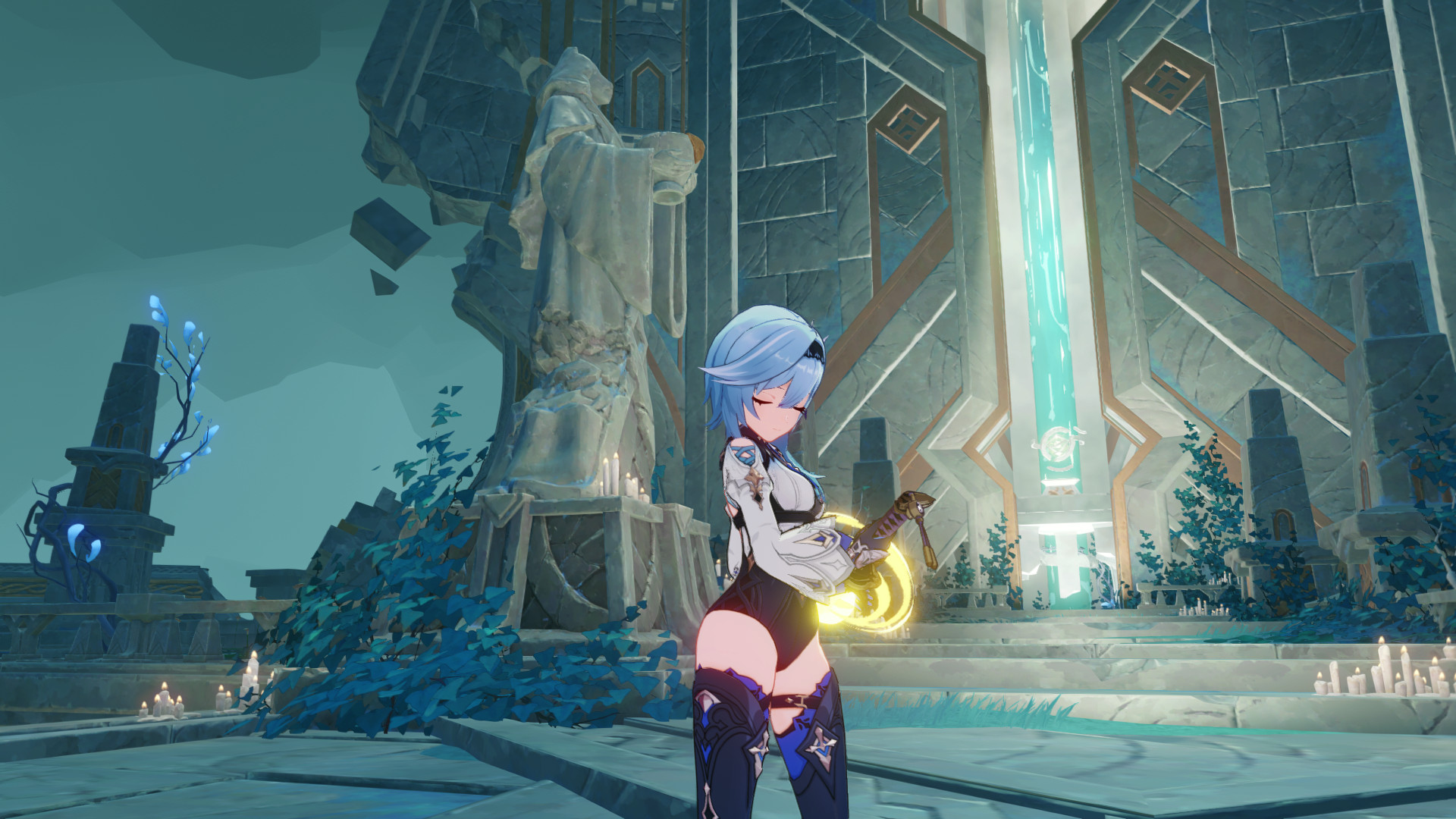 Eula over Ayaka + Amenoma Cryo [Genshin Impact] [Mods]