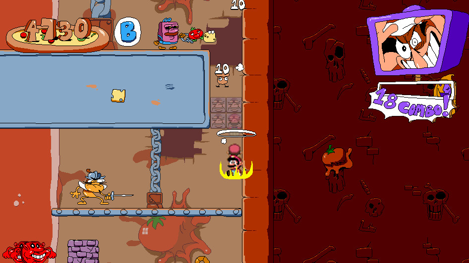 SMW's Mario In Pizza Tower BU Mod for Pizza Tower | PT Mods