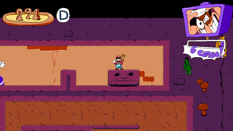 SMW's Mario In Pizza Tower BU Mod for Pizza Tower | PT Mods