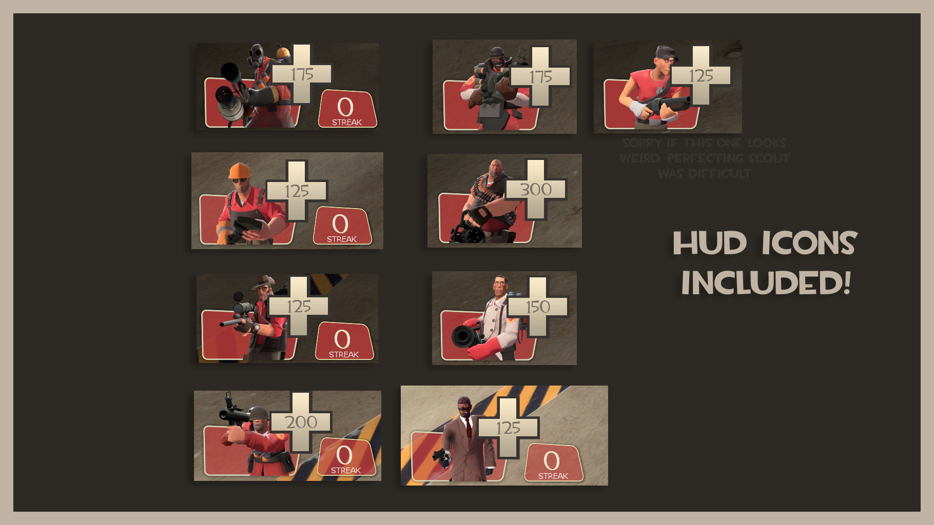 Modern Class Icons Mod for Team Fortress 2 | TF2 Mods