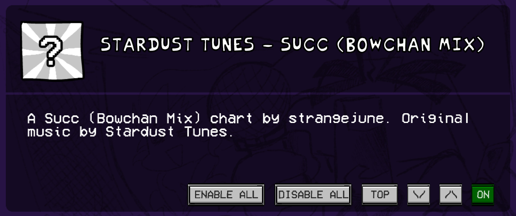 Stardust Tunes - Succ (Bowchan Mix) (Chart) Mod for Friday Night Funkin ...