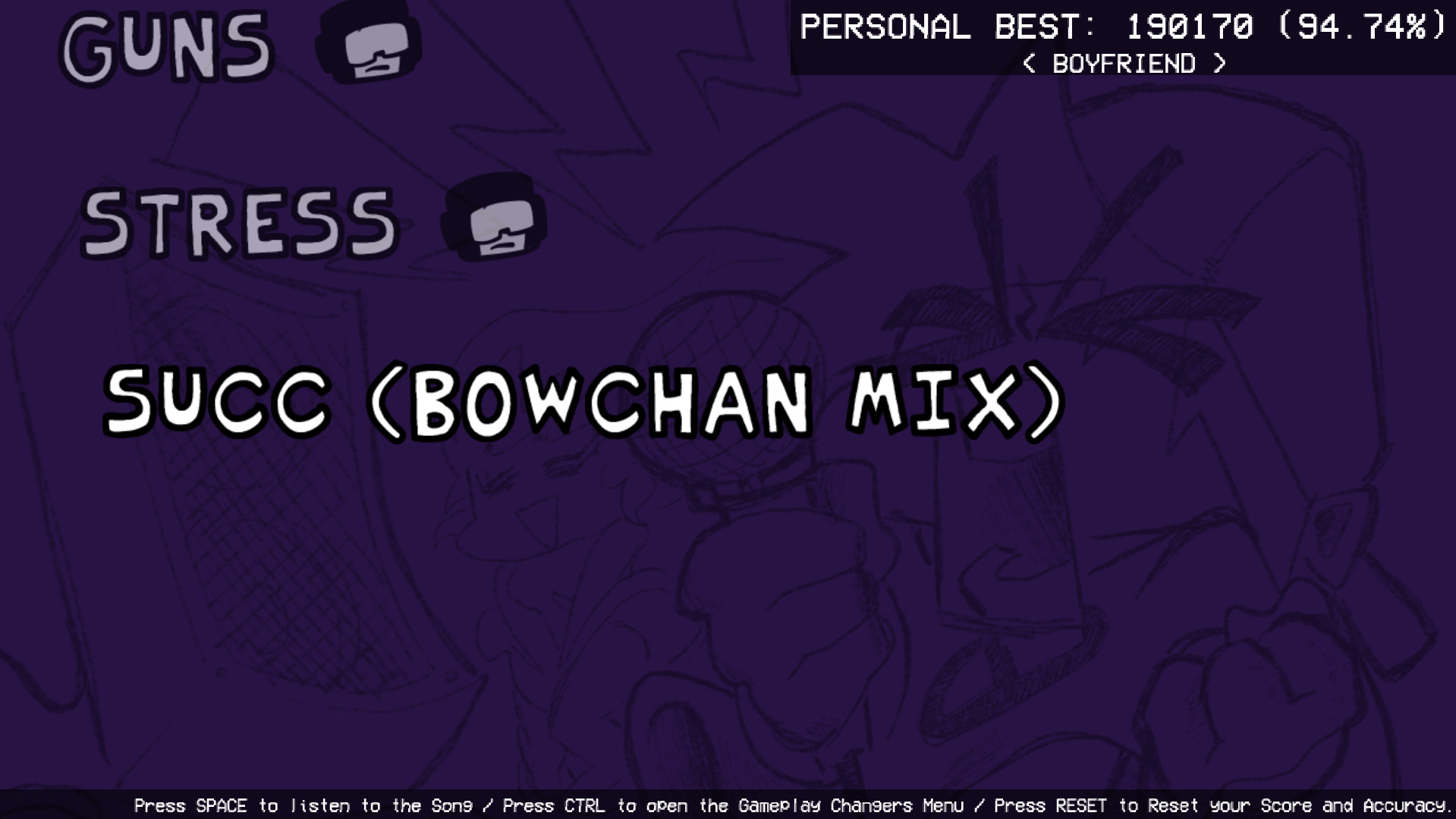 Stardust Tunes - Succ (Bowchan Mix) (Chart) Mod for Friday Night Funkin' | FNF Mods