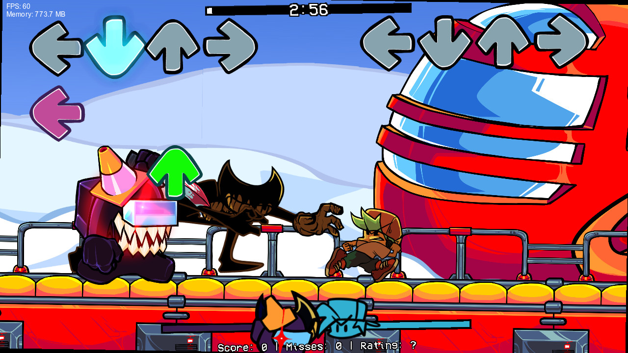 Danger x Nightmare Run Mashup But it's Playable Mod for Friday Night ...