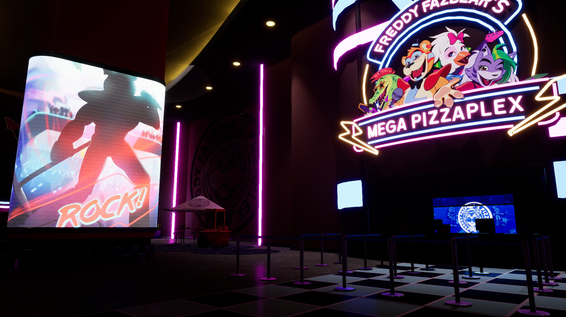 2020 Era Lobby Walls Mod for Five Nights at Freddy's Security Breach ...