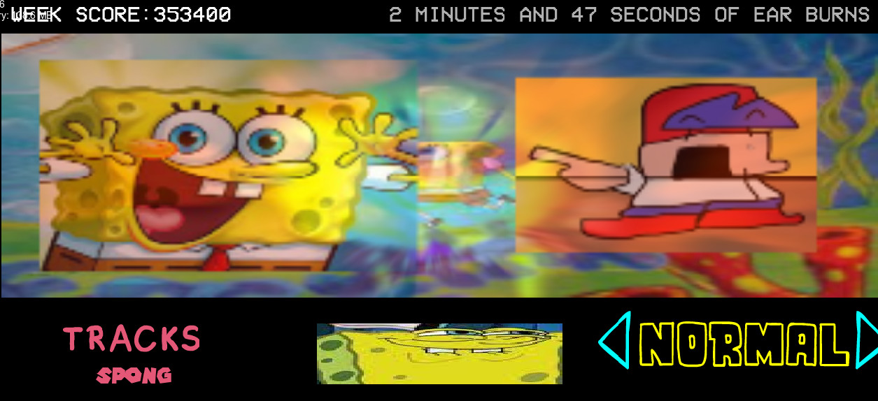 Spongebob FNF Battle Crazy But Is Playable. Mod for Friday Night Funkin ...