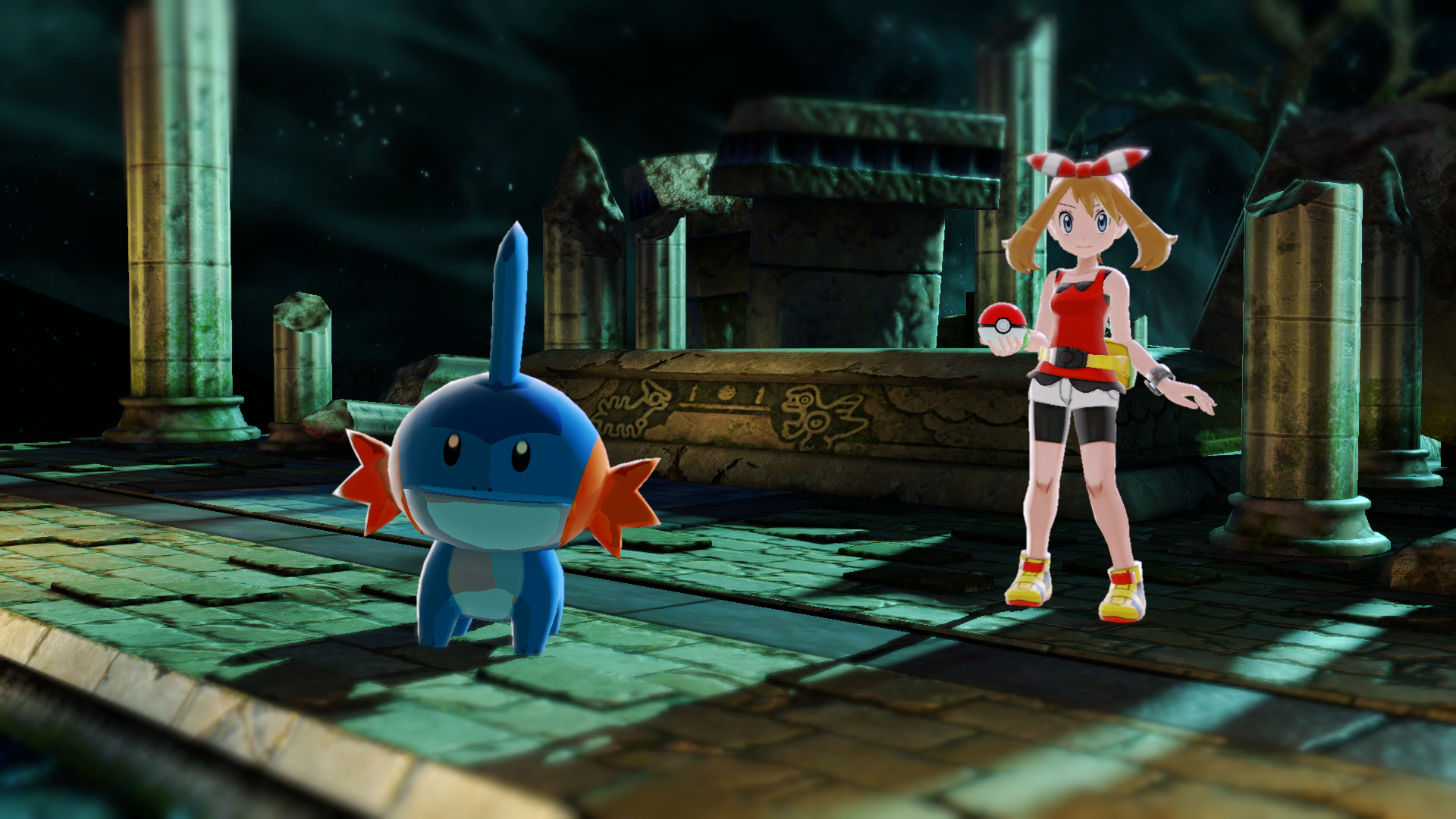 Mudkip over Pikachu c04 [Super Smash Bros. Ultimate] [Mods]