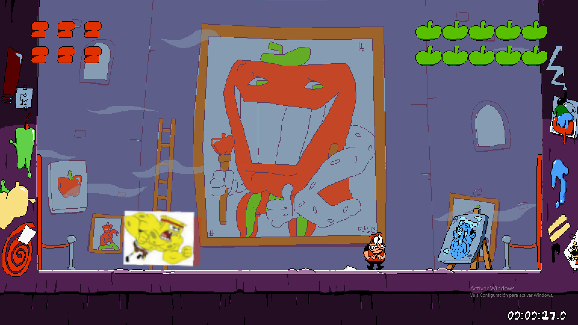 Spongebob as Pepperman Mod for Pizza Tower | PT Mods