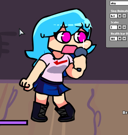 Skyverse sky + annoyed and mad sprites [Friday Night Funkin'] [Mods]