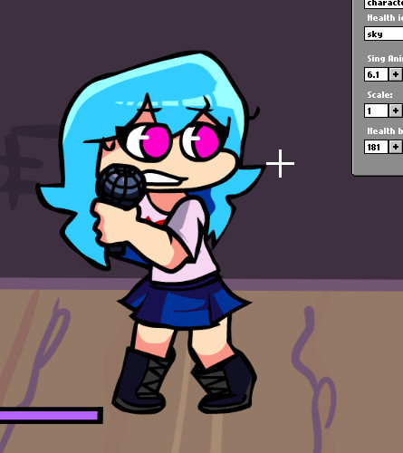 Skyverse sky + annoyed and mad sprites [Friday Night Funkin'] [Mods]