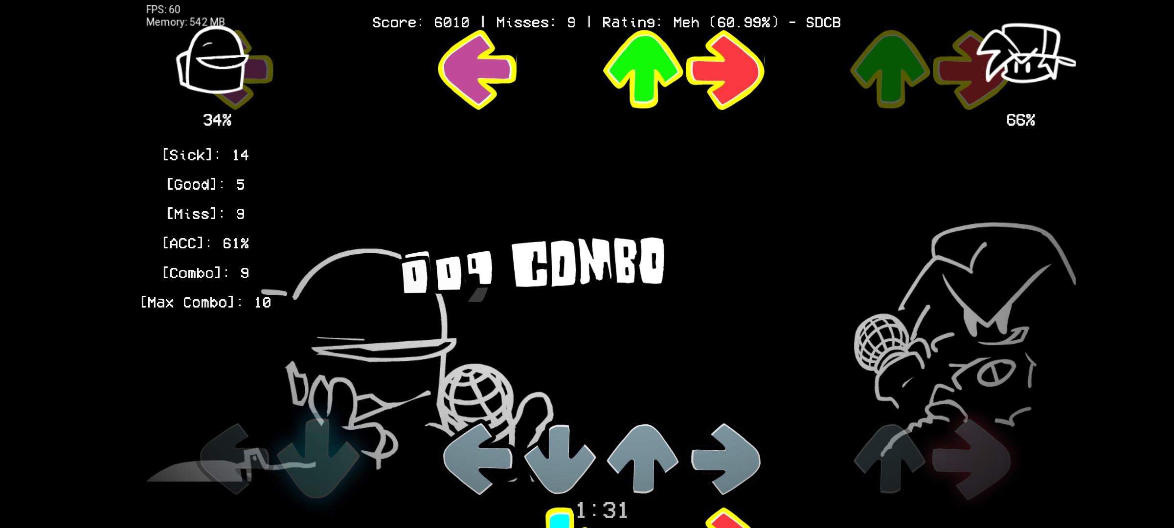 Lights Down Hotfix Chart Mod for Friday Night Funkin' | FNF Mods